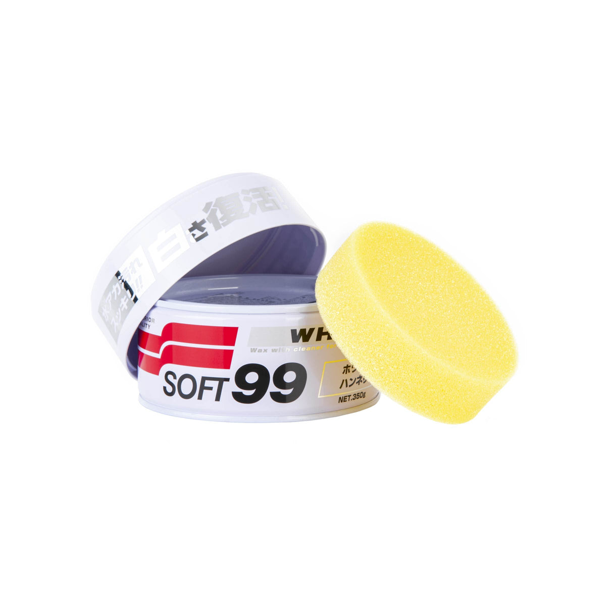 White Soft99 Wax, soft car wax, 350 g – Soft99 Shop EU