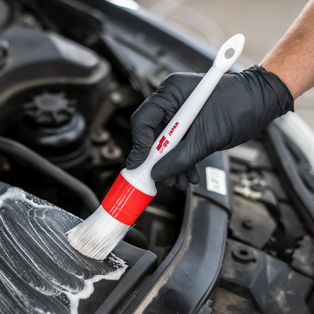 Soft99 Exterior Brushes Set, detailing brushes, 3 pcs.: 16 mm, 24 mm ...